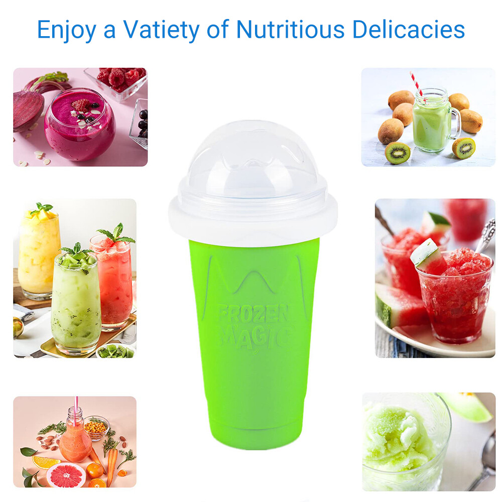 DIY Slushie Cup Quick Frozen Smoothies Milkshake Ice Cream Slushy ...