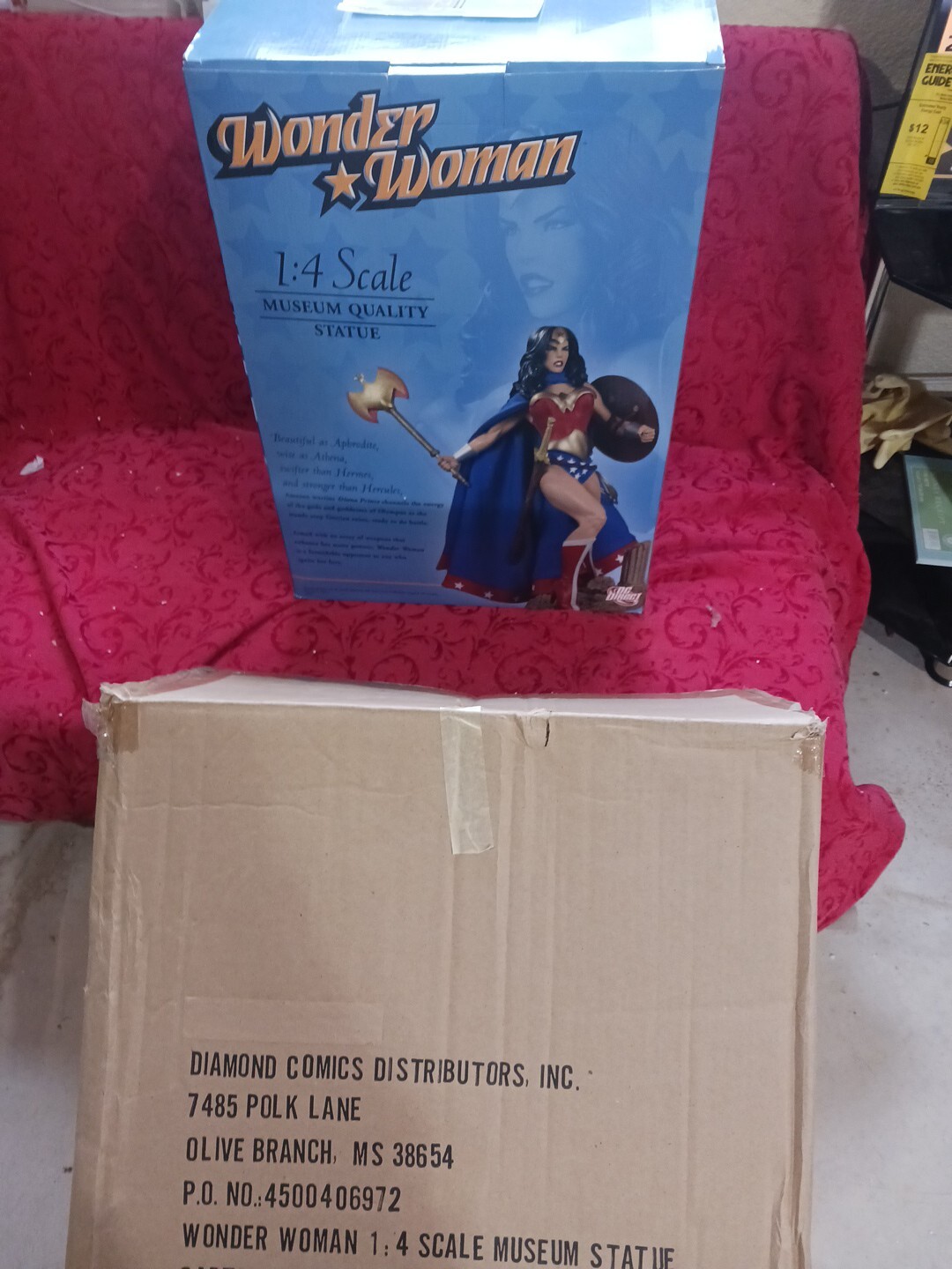 DC DIRECT WONDER WOMAN MUSEUM QUALITY STATUE 1/4 Bowen Sideshow LIMITED ...