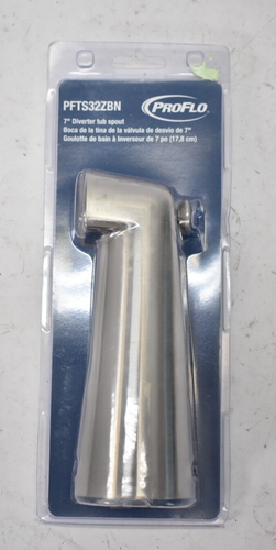 ProFlo 7" Diverter Tub Spout Brushed Nickel Finish Bathware For Bathtub ...