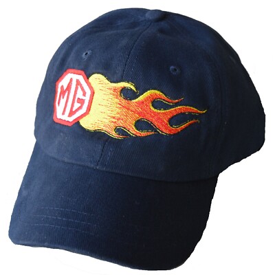 MG flame design embroidered hat - MGB etc | eBay