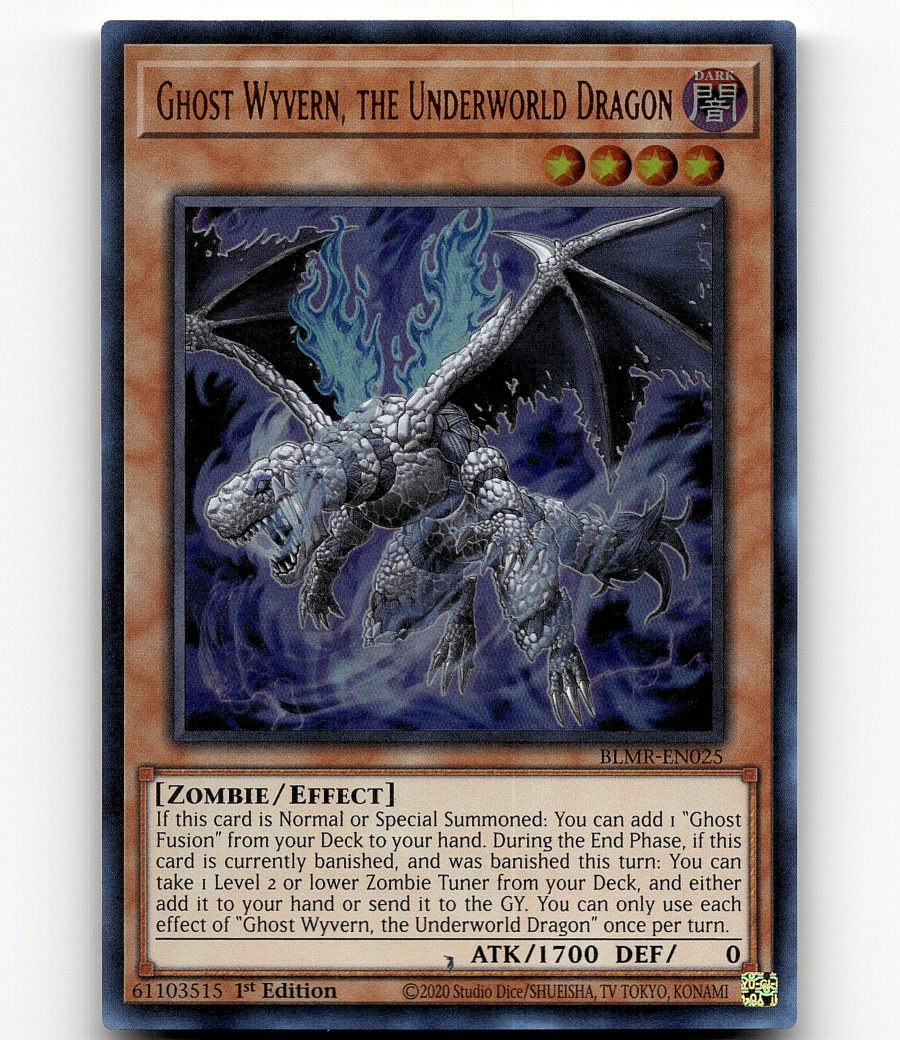Yugioh - Ghost Wyvern, the Underworld Dragon - Battles of Legend: MR | eBay