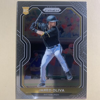 2021 Panini Prizm Baseball Jared Oliva RC #34 Pittsburgh Pirates Rookie ...