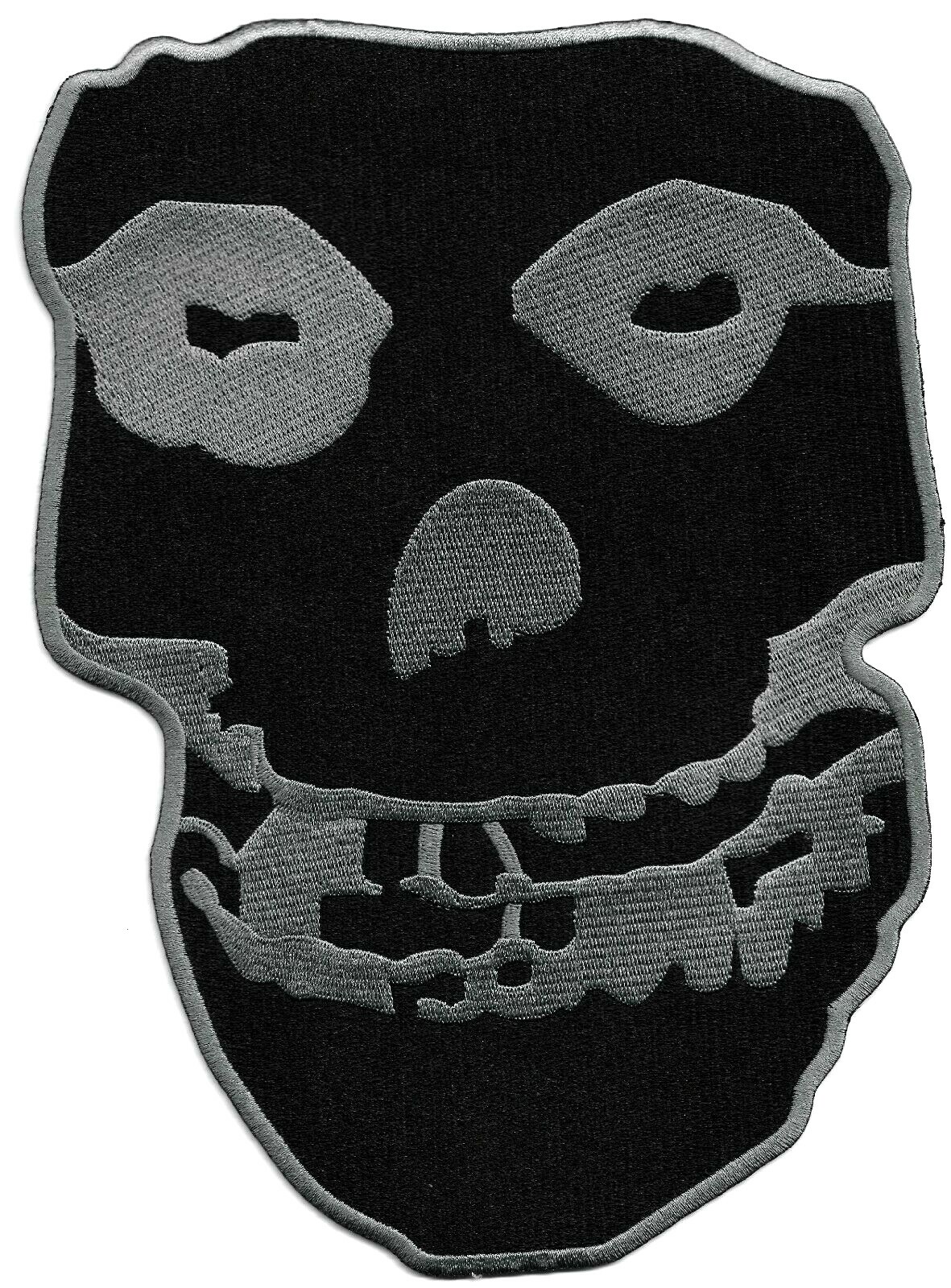 The Misfits Skull Logo Symbol [Large] Patch Embroidered Iron or Sew On ...