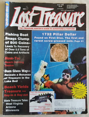 Lost Treasure Magazine June 1999 - Metal Detector Beach Hunting | eBay