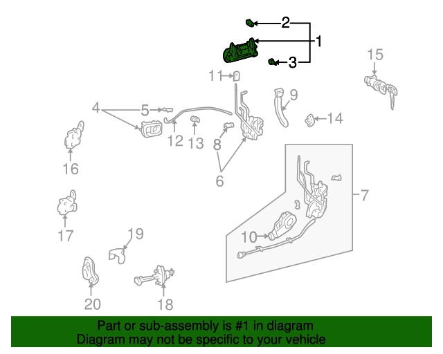 Toyota 69220-89110 OEM Genuine HANDLE ASSY, FRONT DOOR OUTSIDE, LH | eBay