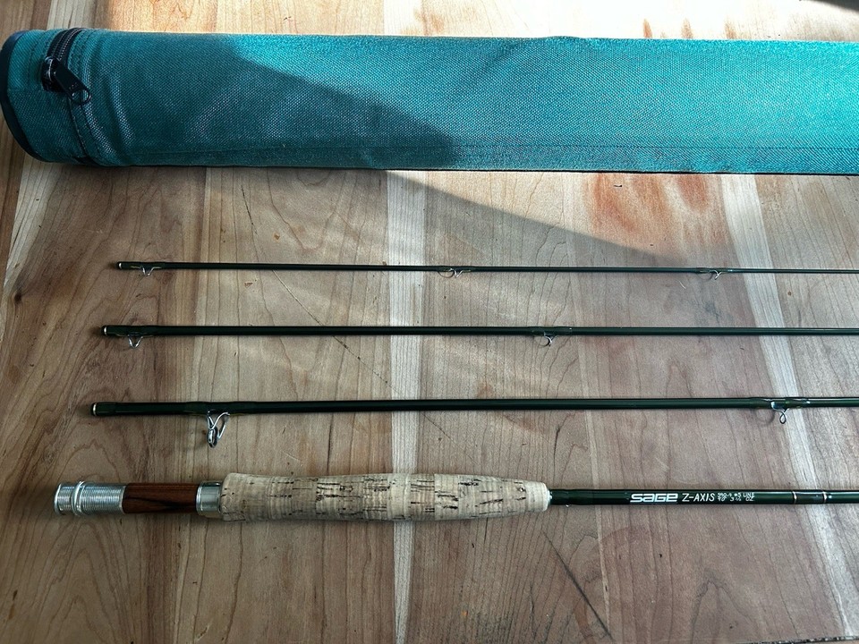 Sage Z-Axis Fly Fishing Rod 590-4 9 FT 4 PC 5 WT No Reserve | eBay