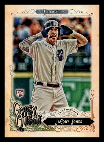 JaCoby Jones RC 2017 Topps Gypsy Queen #29 Rookie Detroit Tigers Mint ...