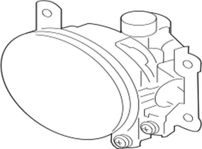 8321A668 Mitsubishi Lamp assy, fog, fr 8321A668, New Genuine OEM Part ...