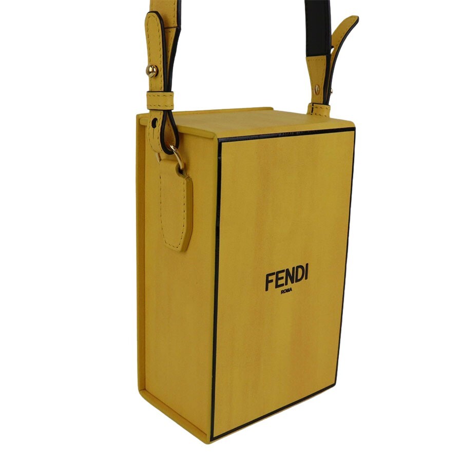 FENDI Box shoulder bag 7VA519-ADP6 Valentine Collection 2021 Yellow | eBay