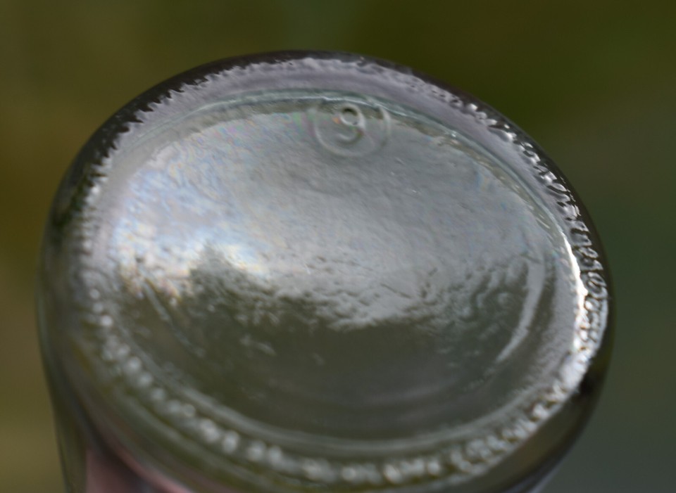 Vintage Glass Shampoo Bottle Sauve Cream Shampoo Original Debossed Cap ...