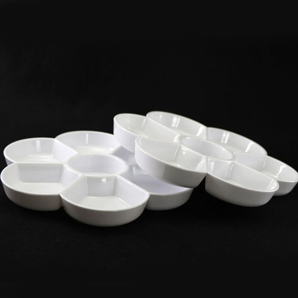 2 Pcs Portable Paint Dishes Painting Dish Paint Pan Shelf Paintbrushes ...