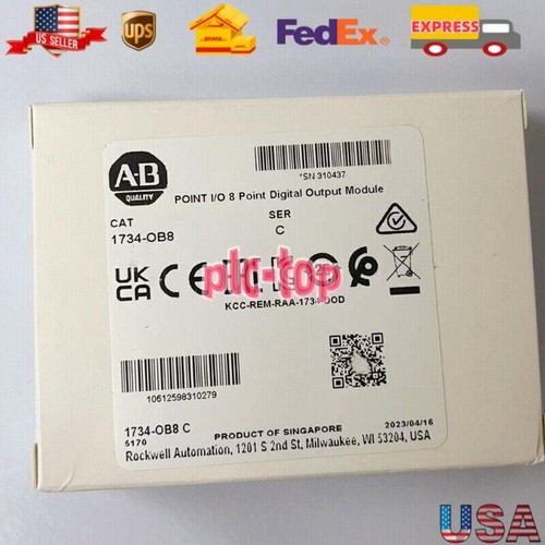 Newest AB 1734-OB8 POINT I/O 8 Point Digital Output Module US Free Tax ...
