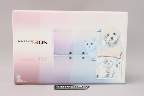 Nintendo 3DS Nintendogs & Cats Pearl Pink Edition System Box Only - NO ...