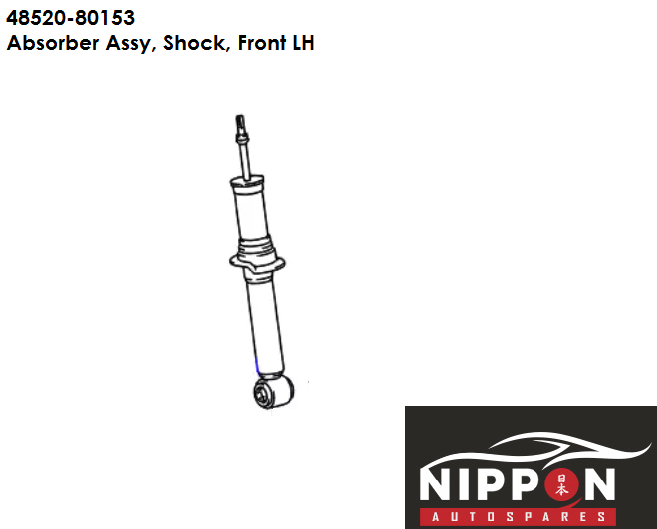 NEW GENUINE LEXUS IS-F 5.0L V8 FRONT LEFT (LH) SHOCK ABSORBER 48520 ...
