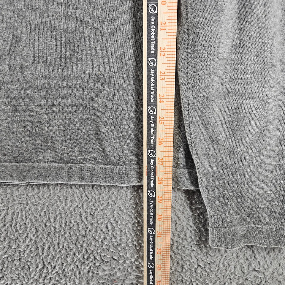 Grayson & Dunn Men's XL 1/4 Button Cotton Gray Long Sleeve - Flaw | eBay