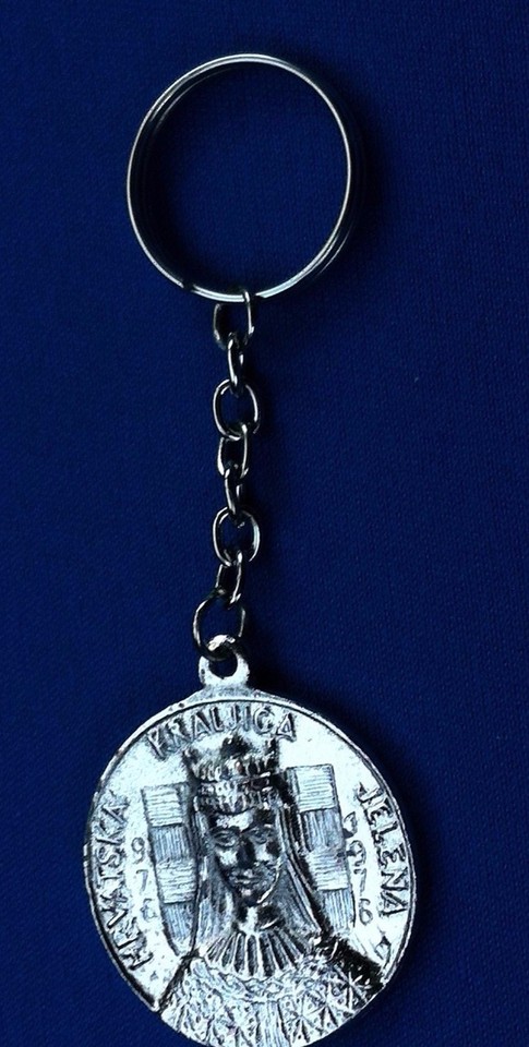OLD VINTAGE KEYCHAINS -HELENA MATER SOLIN 976 - 1976 CROATIA HRVATSKA ...