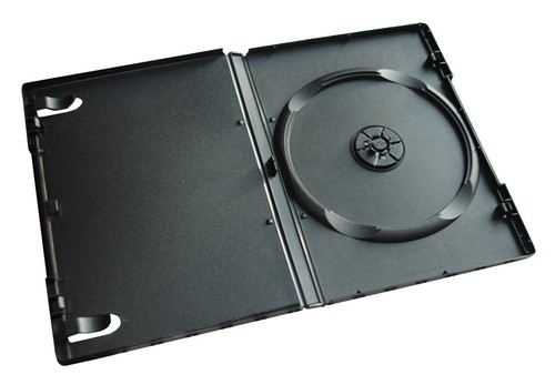 Box of 1000 Single Black 14mm Spine Standard CD DVD Bluray Cases ...