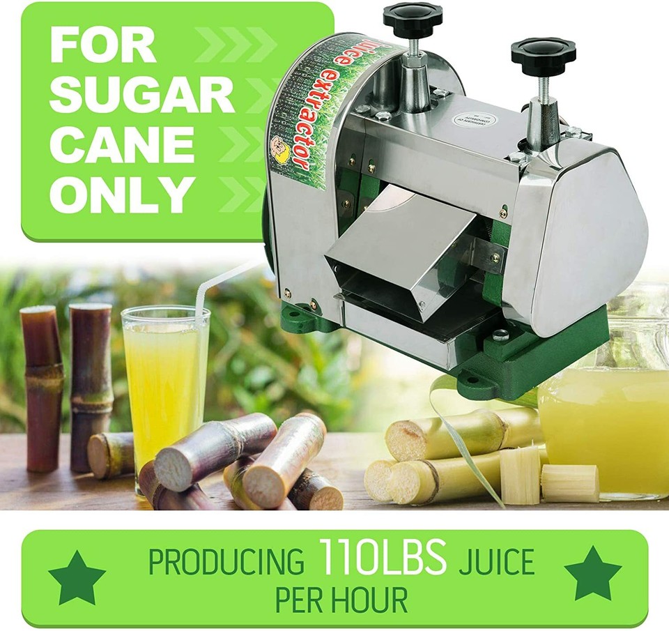 Commercial Sugar Cane Juicer Machine Juice Squeezer SugarCane Press ...