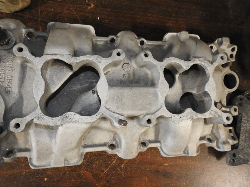 1956 57-61 Corvette SMALL BLOCK CHEVY DUAL QUAD INTAKE MANIFOLD SBC ...