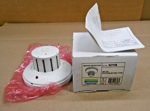 NEW EDWARDS 6270B FIRE ALARM SMOKE DETECTOR 24VDC PHOTOELECTRIC TYPE 793016023285| eBay