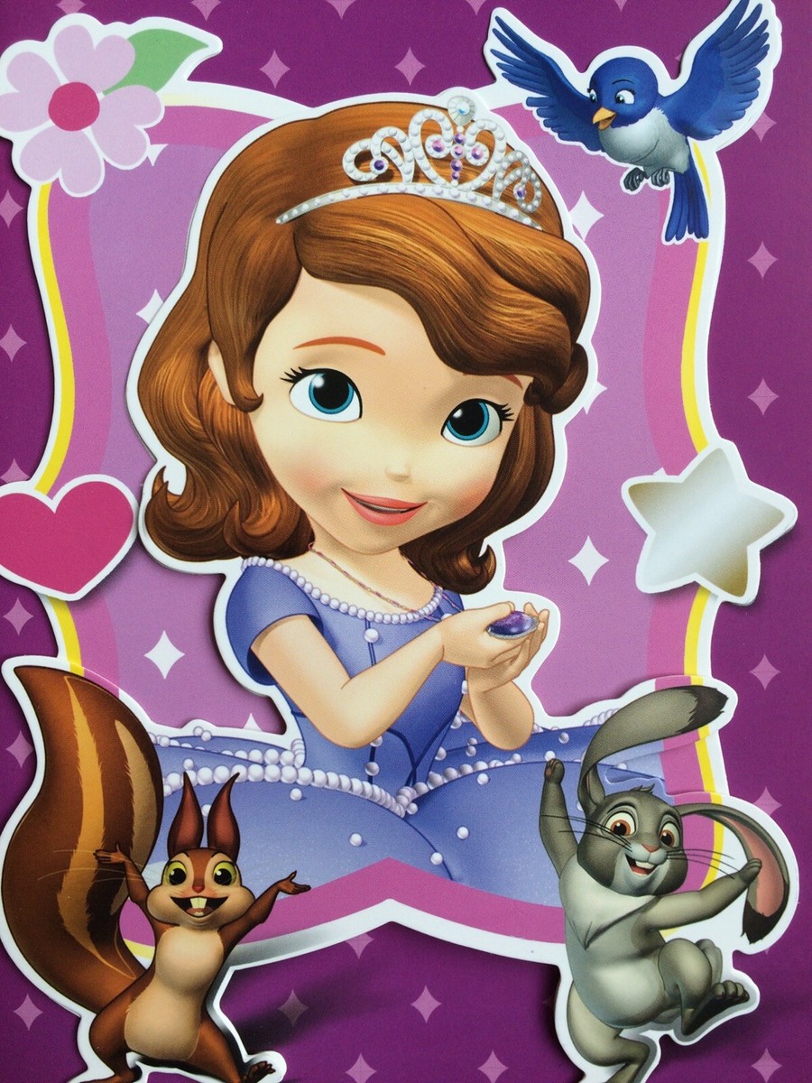 Sofia The First Birthday Card Magical Disney Princess Greetings Card Ebay