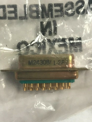 Cinch M24308/1-2F D-Sub Socket 15POS 2 Row Solder 5A Panel Mount | eBay