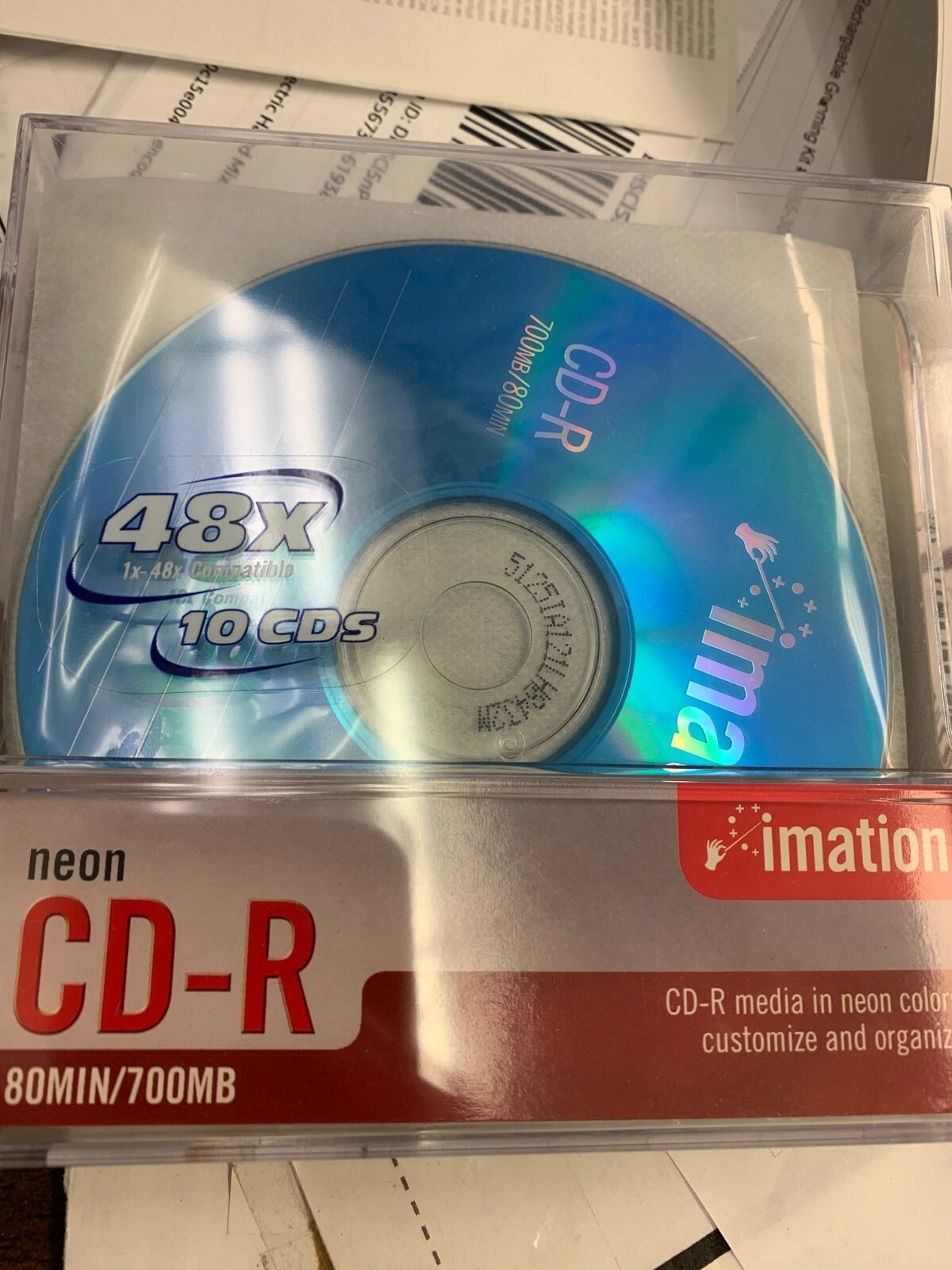 Imation Neon CD-R 10 Pack: 48X, 700MB, 80min | eBay