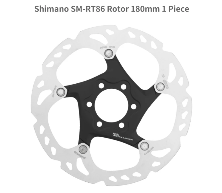 Shimano SM-RT86 XT 6 Bolts Ice-Tech Disc Brake Rotor 160mm 180mm 203mm ...