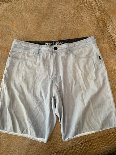 Oneill Hybrid Shorts Adult Size 36 Light Blue Flat Front Chino Casual ...