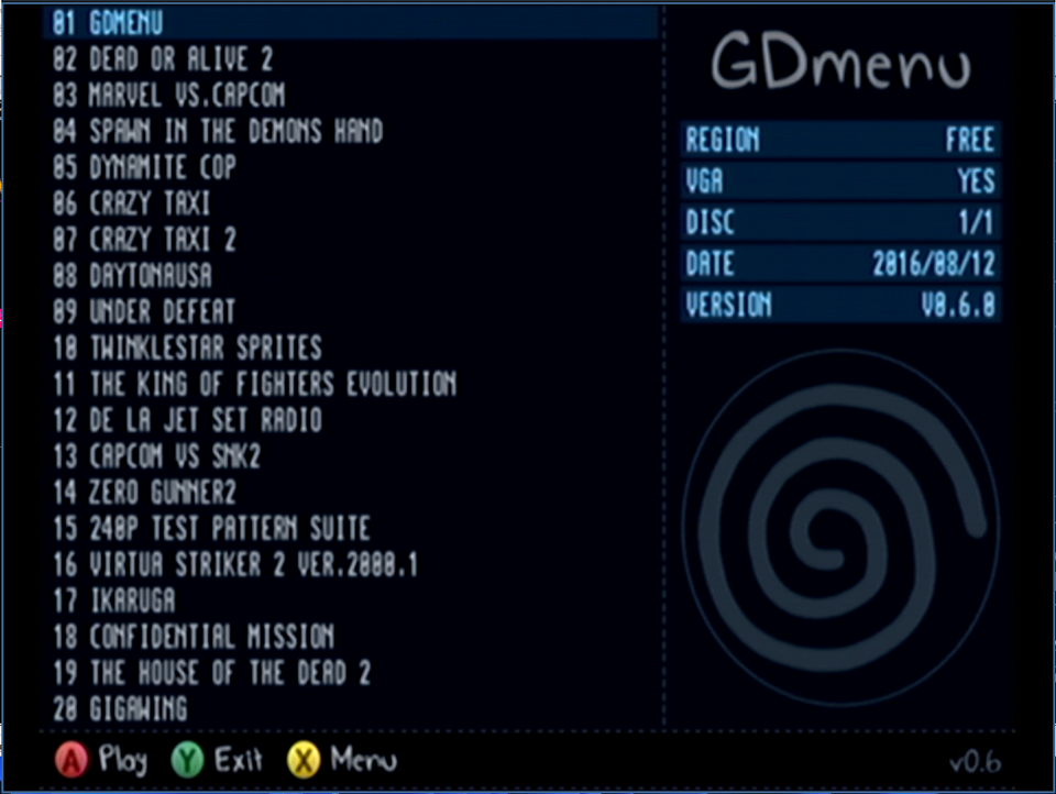 SEGA Dreamcast Red console system with US red VM [GDEMU] installed 32GB ...