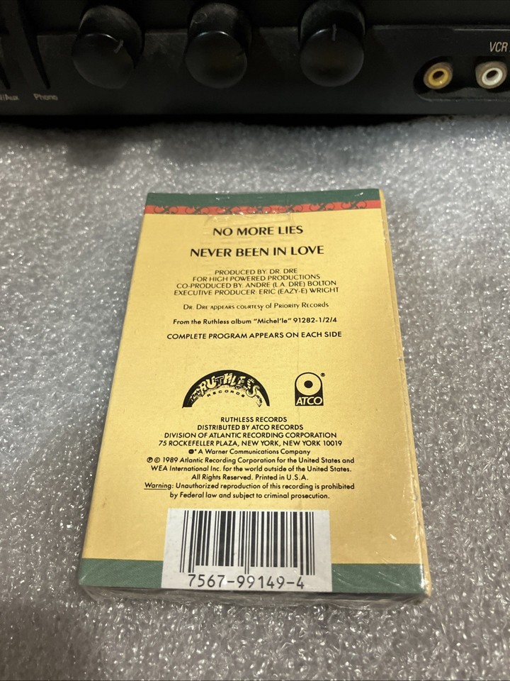 Michel'Le – No More Lies SEALED CASSETTE Ruthless Records | eBay