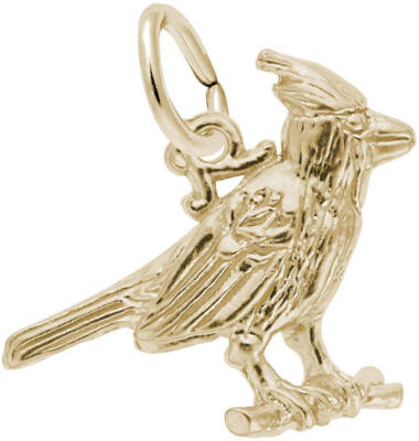10K or 14K Gold Cardinal Charm by Rembrandt | eBay