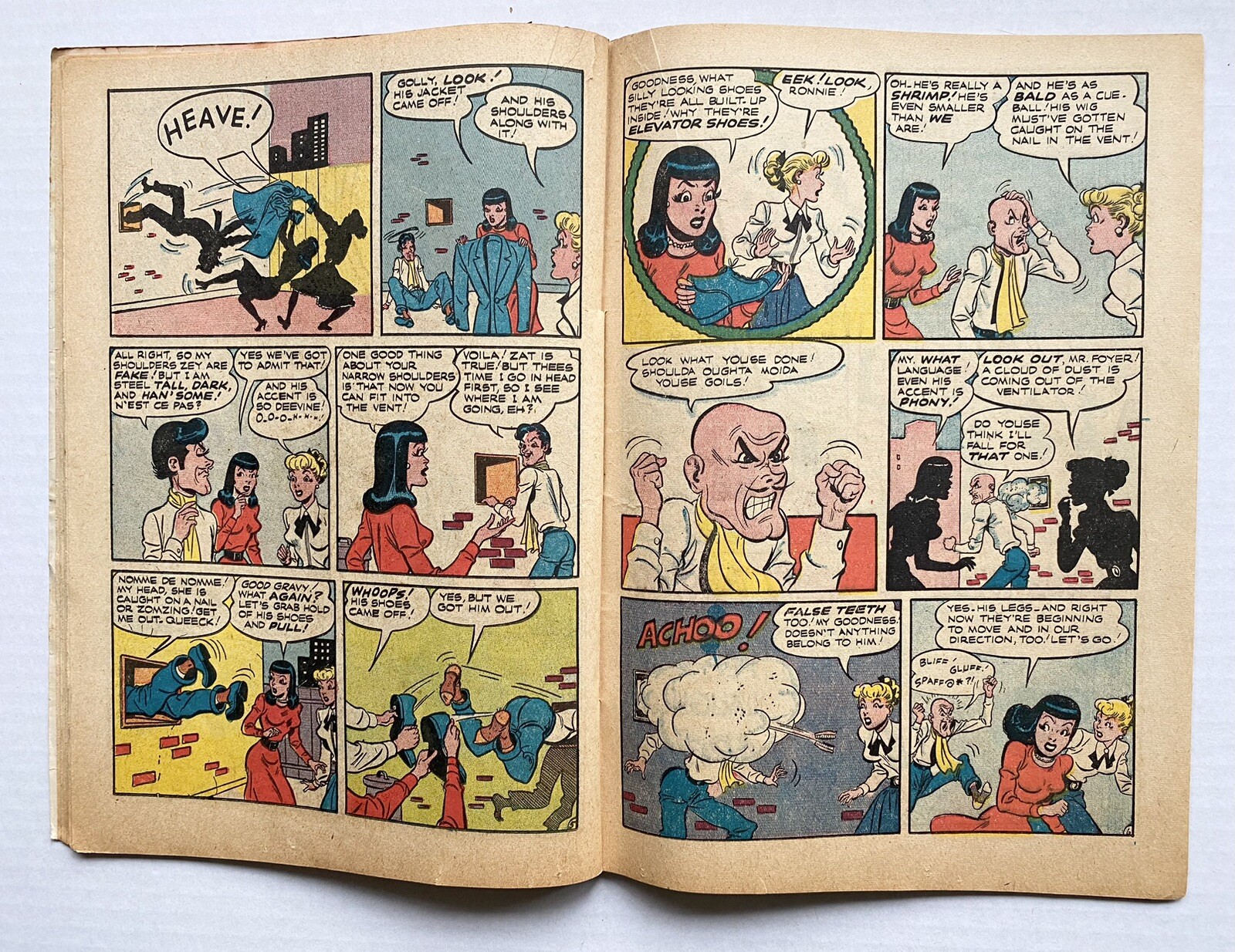 Archie Comics #32 1948 2 Men in Drag Betty Veronica HTF Ice Cream ...