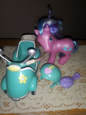 MLP My Little Pony G3 Scooter Sprite W/Scooter And Brush | eBay