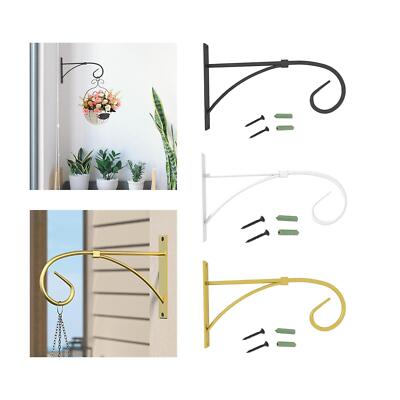 Wall Hanging Brackets Hooks Hanging Plant Bracket for Outdoor Yard ...