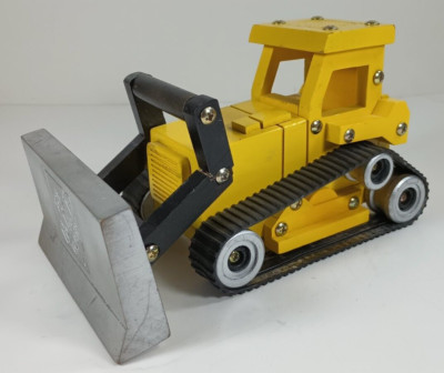 Vintage The Home Depot Wood Block Bull Dozer. Retired. | eBay