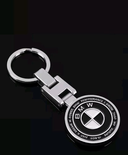 BMW Keychain Metal Emblem Style Black keyring for all Models USA SELLER ...