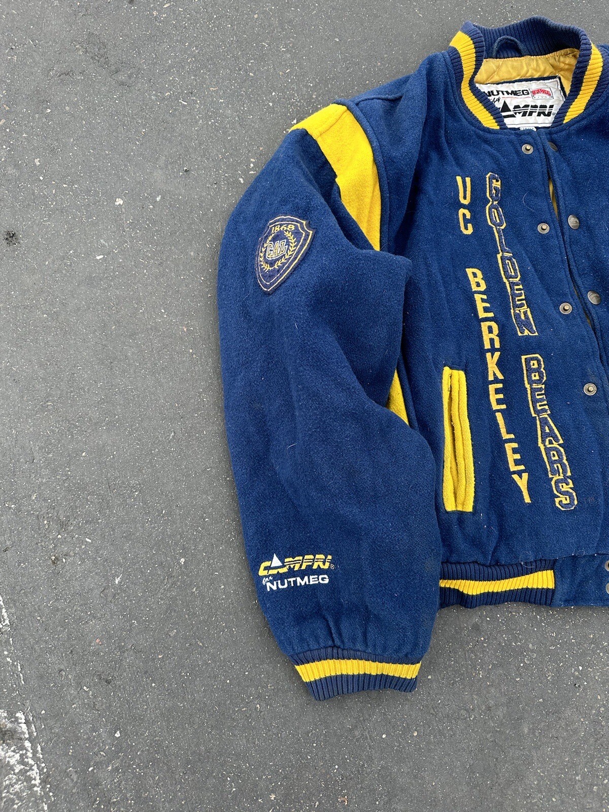 Vintage Cal Berkley Varsity Jacket Nutmeg Campri NCA… - Gem
