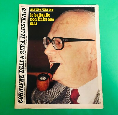 Rivista CORRIERE DELLA SERA ILLUSTRATO N.45 1979 - Sandro Pertini | eBay