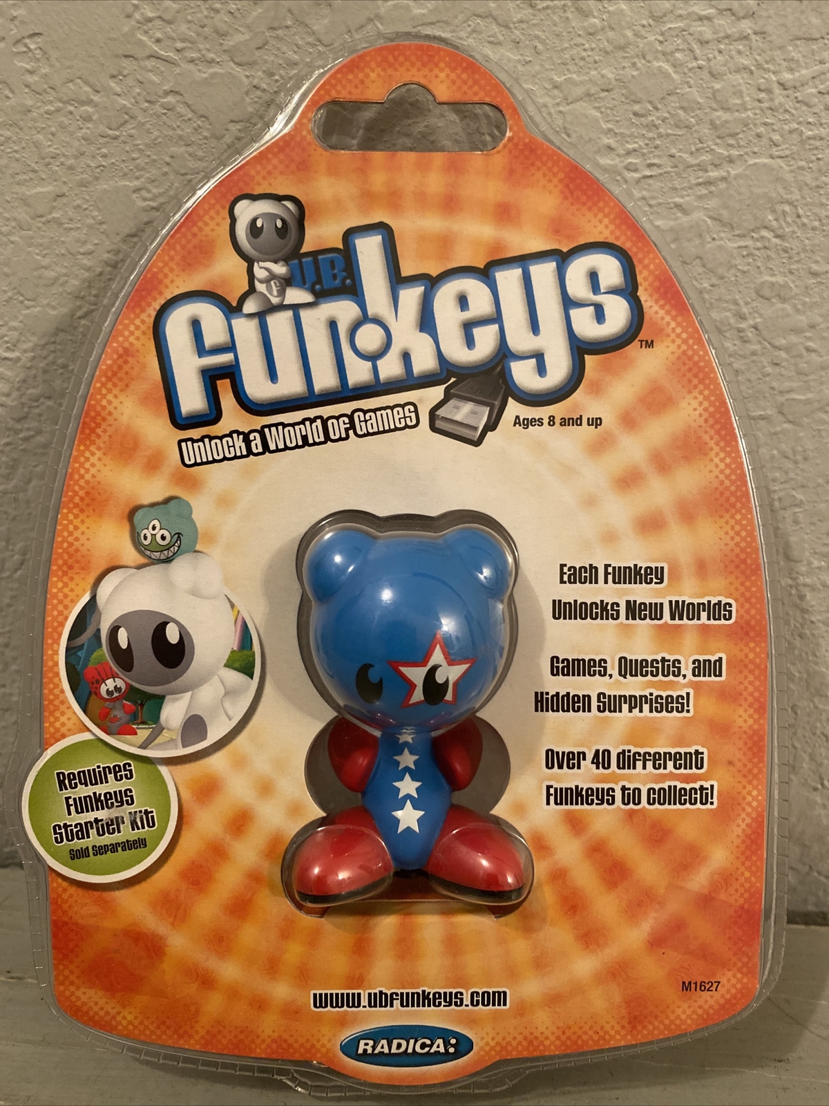 2007 Mattel Radica UB Funkeys Vroom Blue 2” Figure Toy M1627 for sale ...