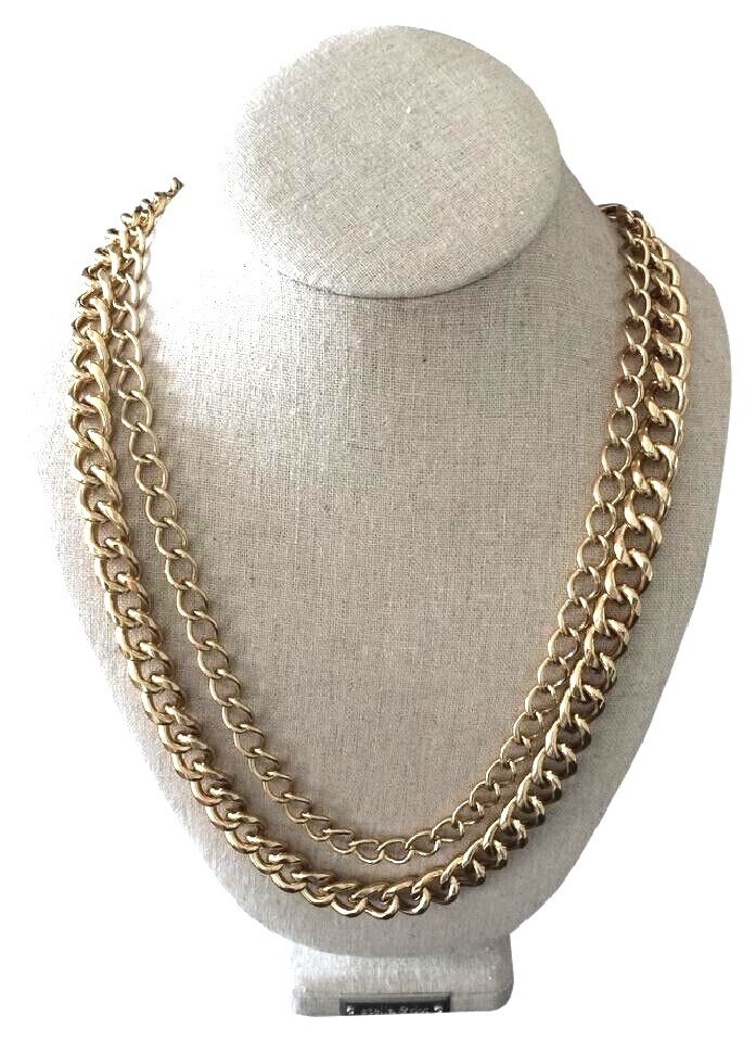 Stella & Dot La Coco Gold Necklace / Bracelet - Gentl… - Gem