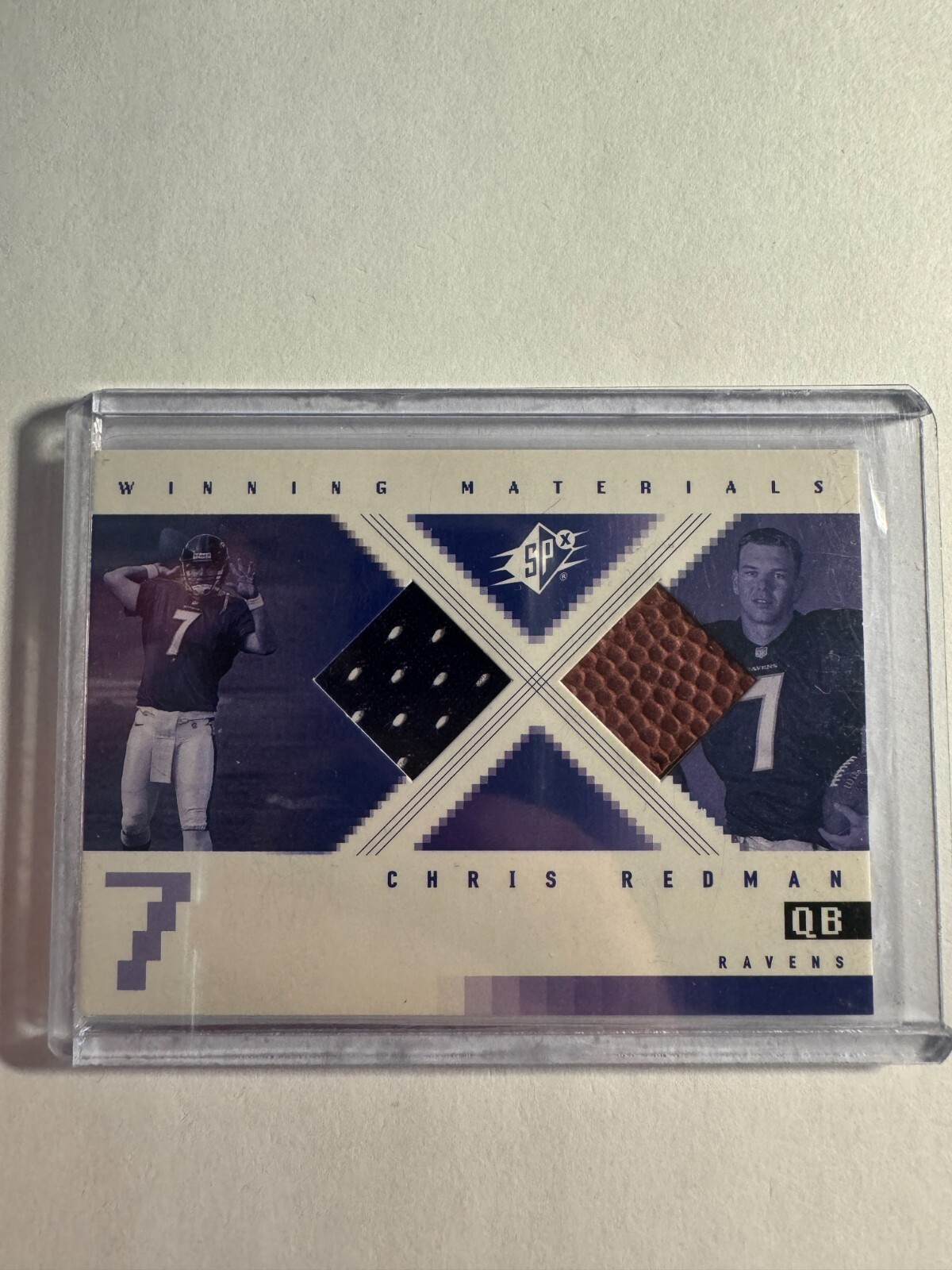 K187,390 - 2000 SPx Winning Materials #WMCR Chris Redman Jersey/Ball | eBay