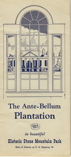 Ante Bellum Plantation Georgia Advertising Brochure 1960s lsc23 | eBay