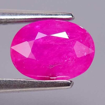 BURMESE RUBY 1.29ct 100%NATURAL RUBY OVAL CUT FACETED | eBay