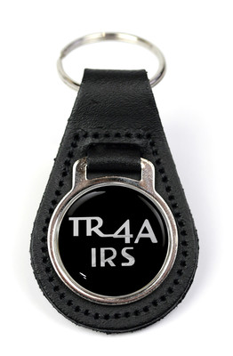 Triumph TR4A IRS Logo Quality Black Leather Keyring | eBay UK