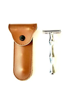 Stainless Steel Cu throat Shaving Razor Double Sided Safety Razor ...
