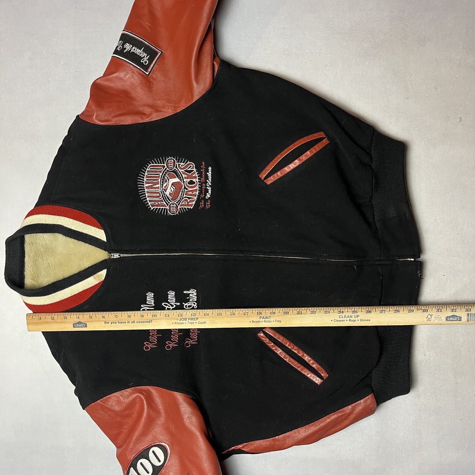 Vintage Hunid Racks Energy Drink Bay Area Rap Varsity… - Gem