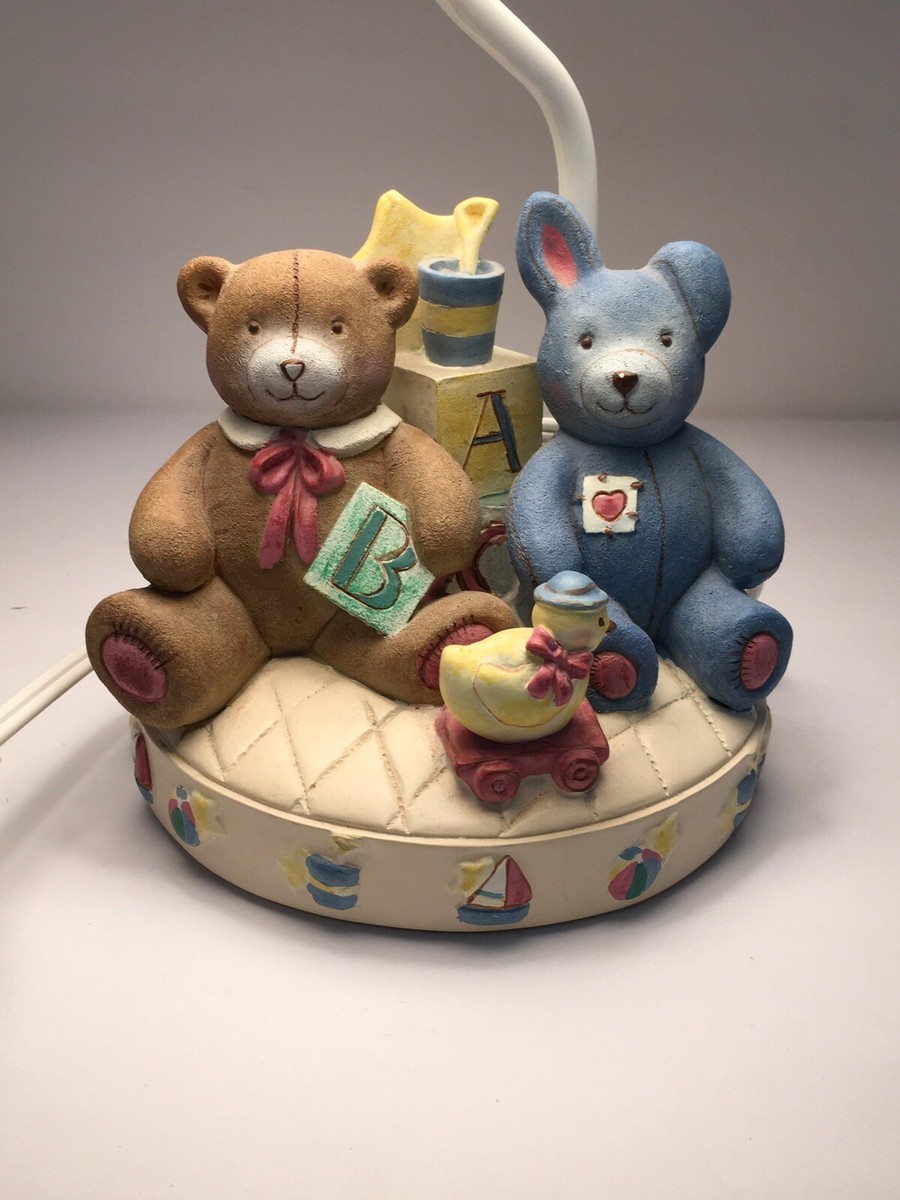 Sports Nursery Kidsline Teddy Bear Shade Lamp Ebay