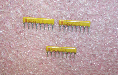 QTY (100) 33 Ohm 2% 8 PIN SIP ISOLATED RESISTOR NETWORKS CSC08A03-330G ...
