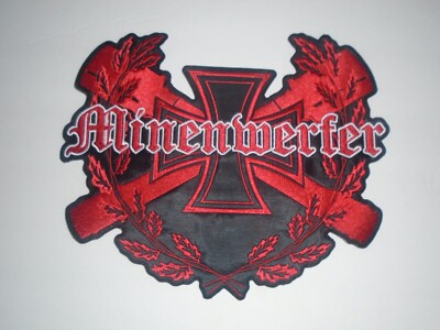 MINENWERFER BLACK METAL EMBROIDERED BACK PATCH | eBay